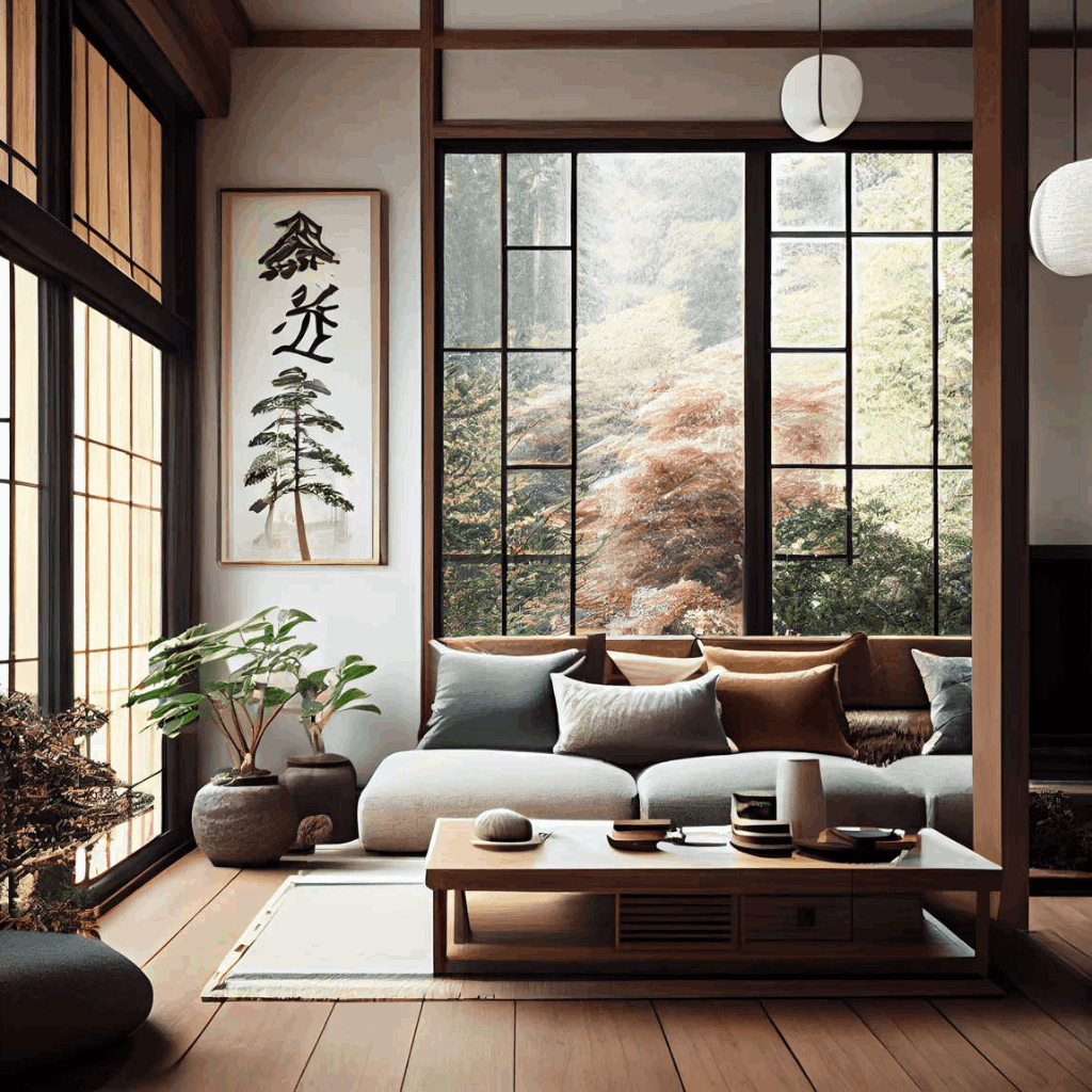Japandi interior design Gaming Room